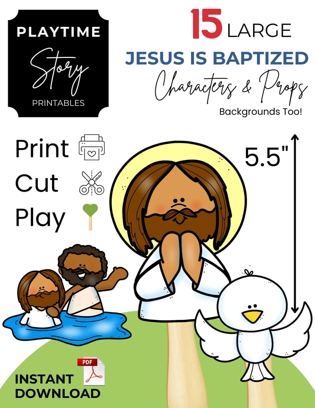 Children's Bible Stories PDFs | DIY Felt Board Storytelling Images ...