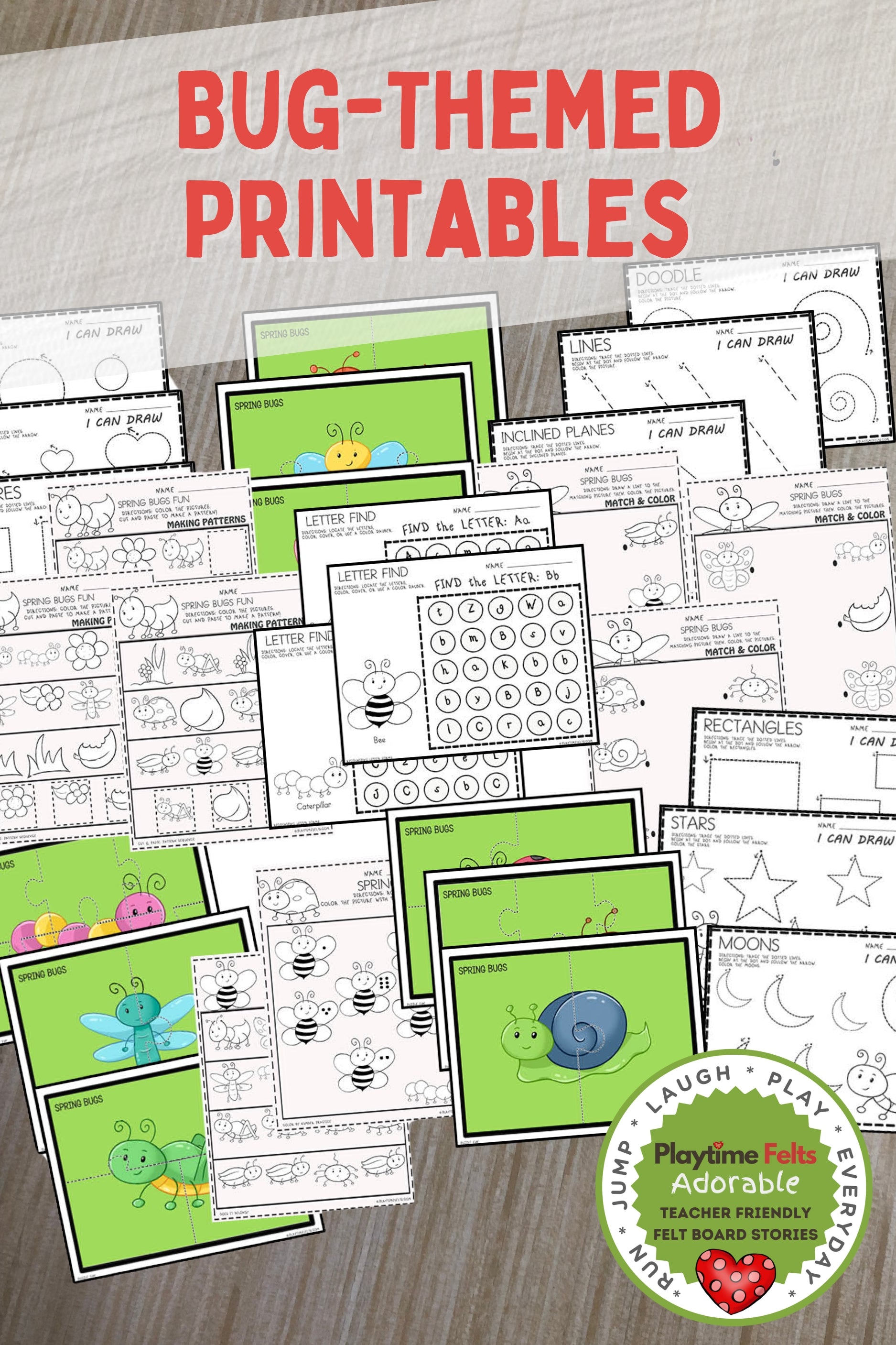 Preschool Learning Printables PreK Education at Home or for Classroom ...