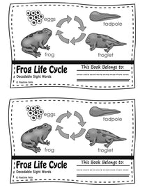 Frog Life Cycle Beginning Readers Mini Book | Free Printables ...