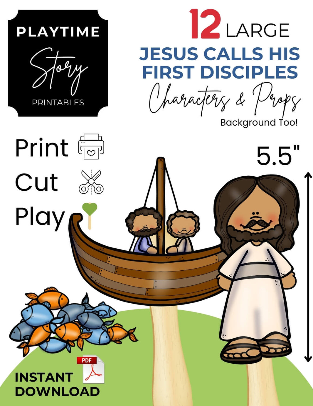 Children's Bible Stories PDFs | DIY Felt Board Storytelling Images ...
