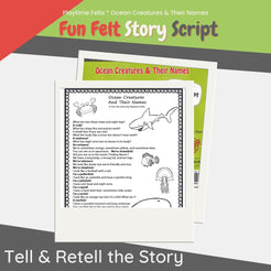 Felt Play Set Ocean Animals | Plus INSTANT Download 📥 – Playtime Felts