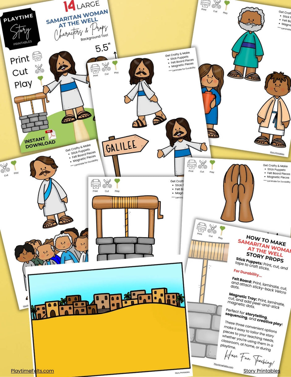 Felt Board Stories, Printables & Props | Playtime Felts®