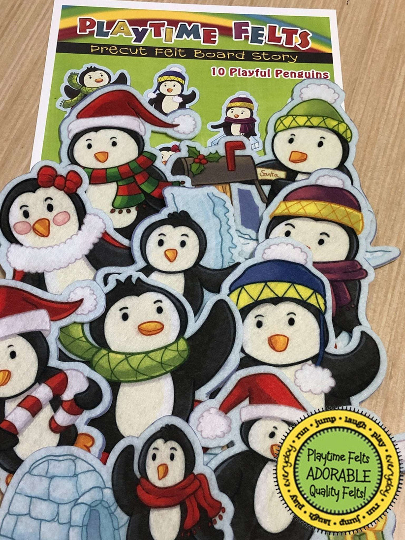 10 Playful Penguins Felt Board Story for Preschoolers – Playtime Felts