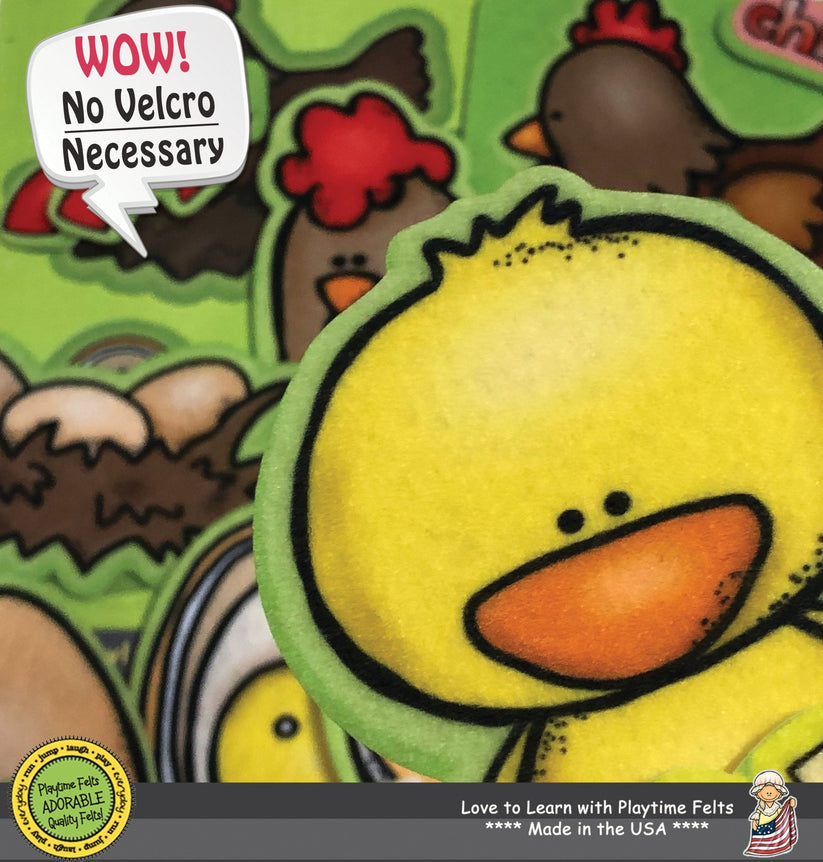 Chicken Life Cycle | Felt Board Stories – Playtime Felts