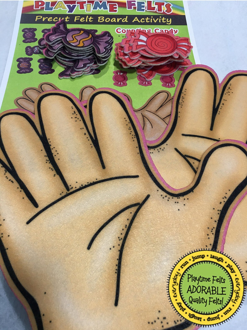 Circle Time Felt Board Activity Felt Candy Pieces – Playtime Felts