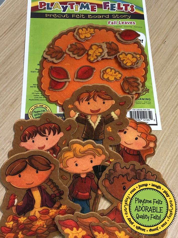 Fall Leaves Felt Board Play | Preschool Activity – Playtime Felts