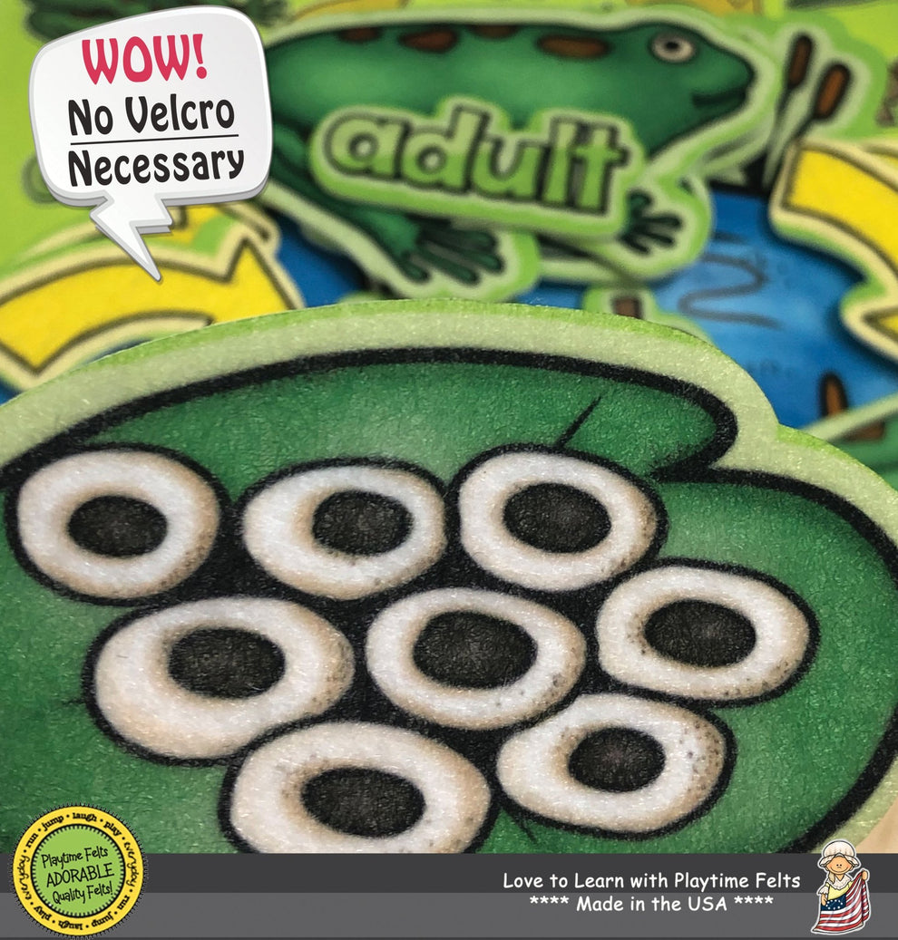 Frog Life Cycle | Felt Board Stories – Playtime Felts