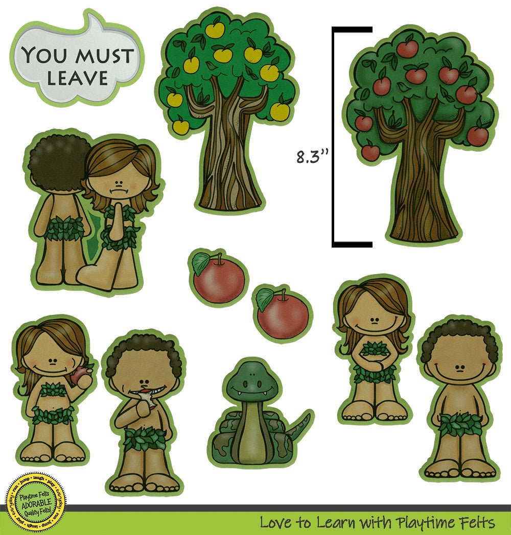 Garden of Eden Flannel Board Story | Bible Storytelling for Kids ...