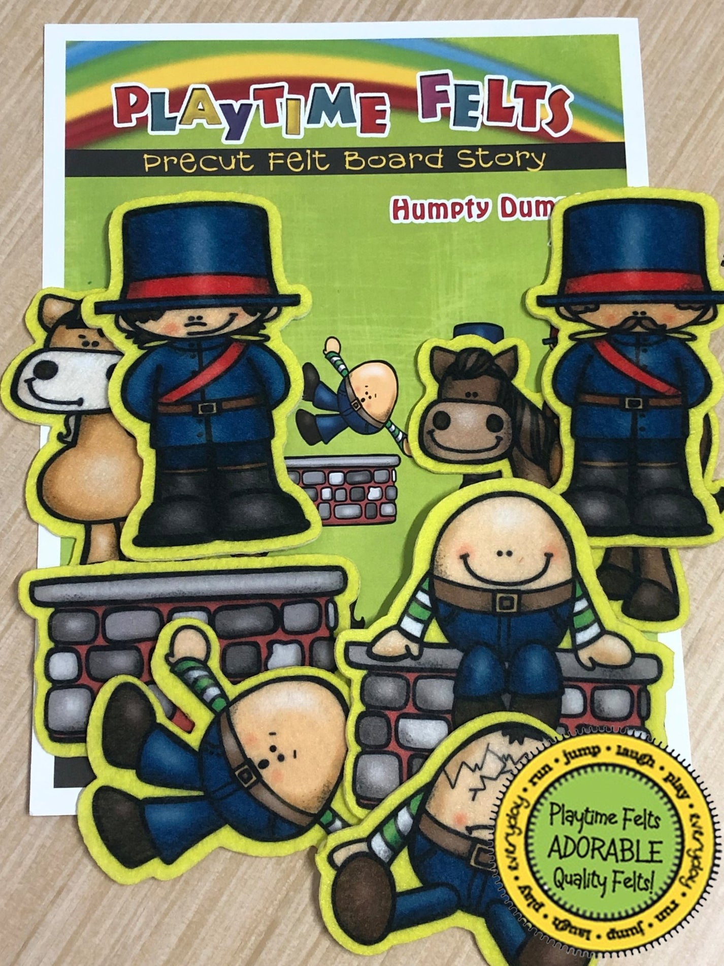 Humpty Dumpty Nursery Rhyme Felt Board Stories – Playtime Felts