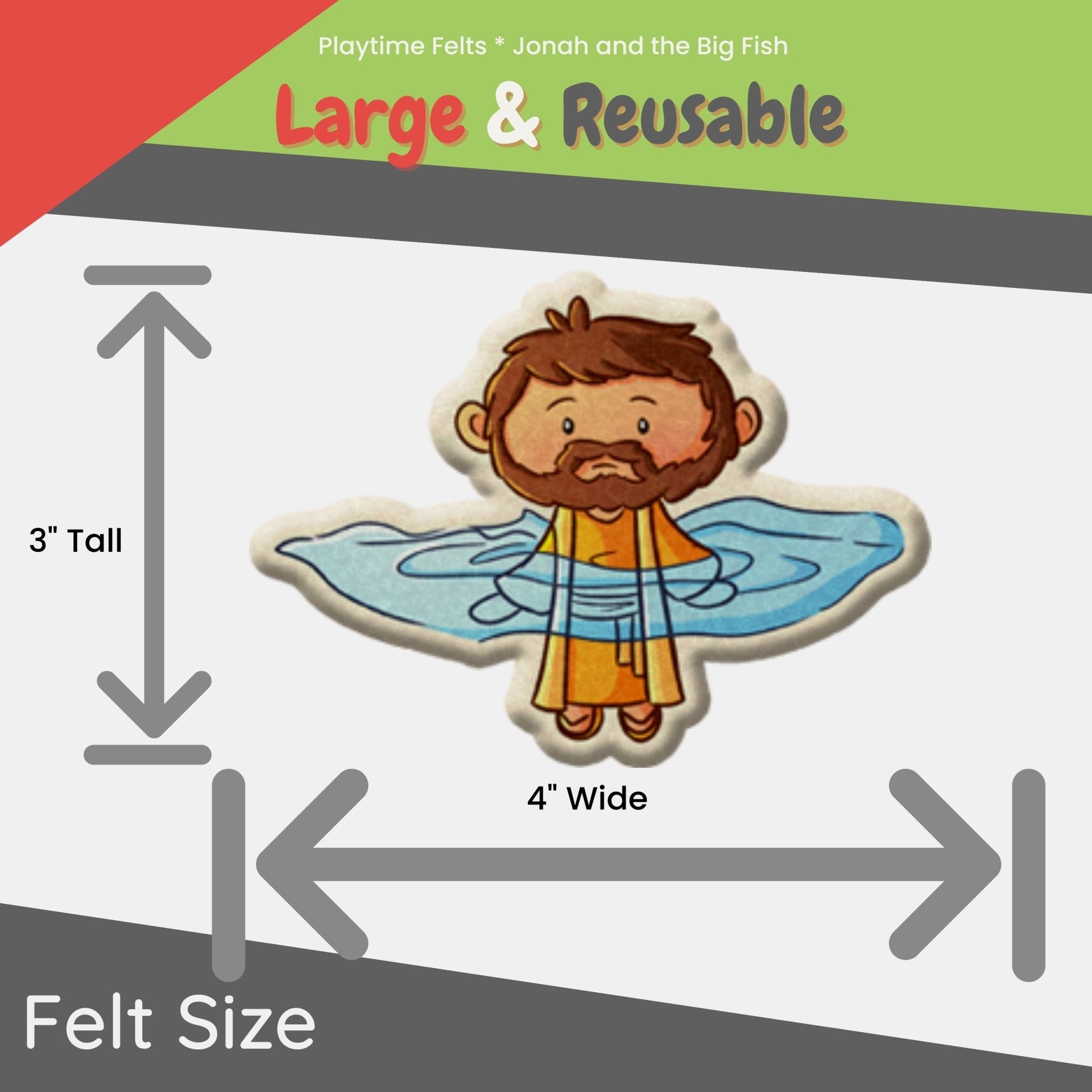 Jonah Go To Nineveh| Flannel Board Bible Stories – Playtime Felts