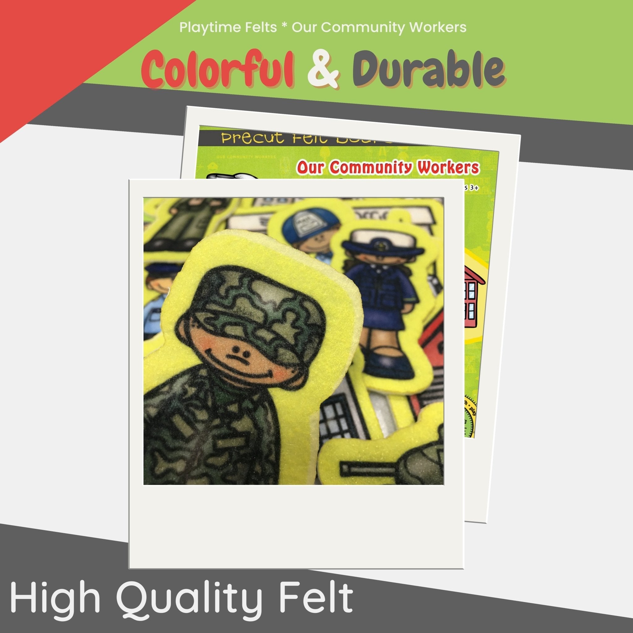 Community Helpers Felt Board Story | Activities for Preschool ...